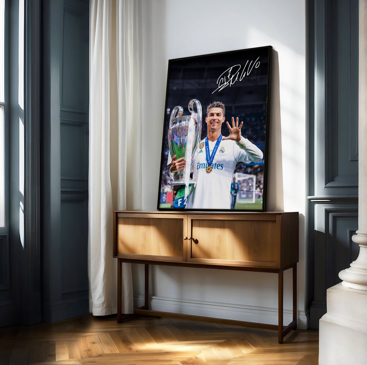 Cristiano Ronaldo, signierte Unterschrift, Real Madrid, Manchester Utd ...