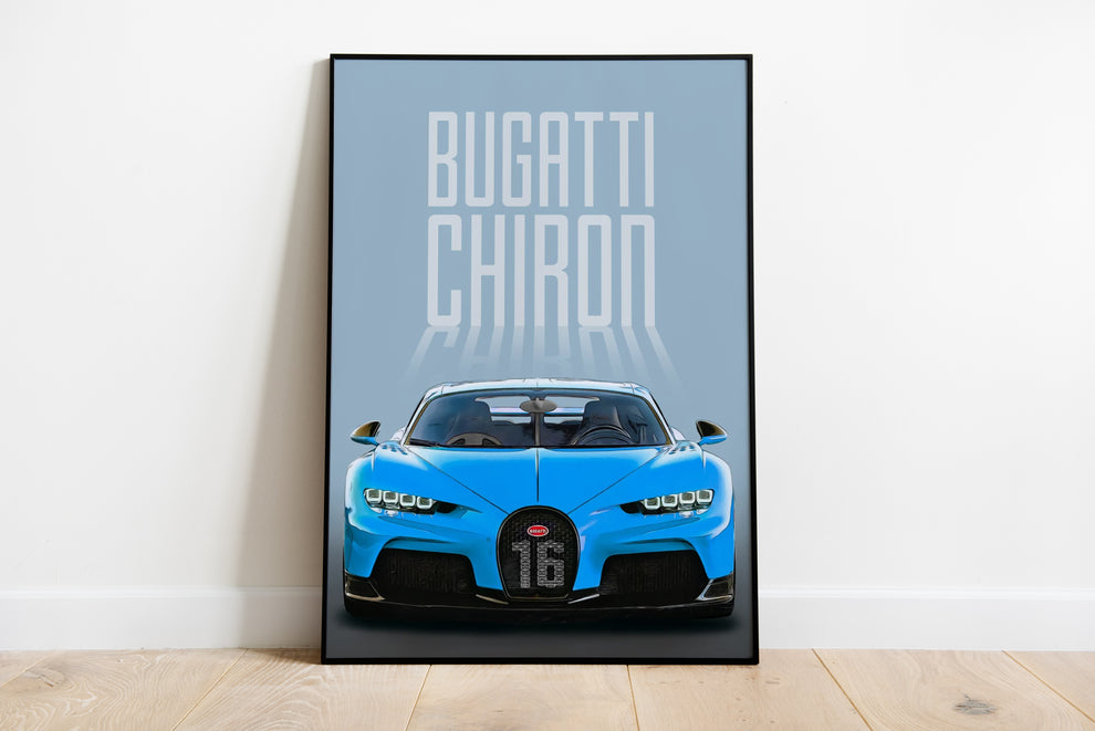 Bugatti Chiron Poster Print – LGCraftedPrints