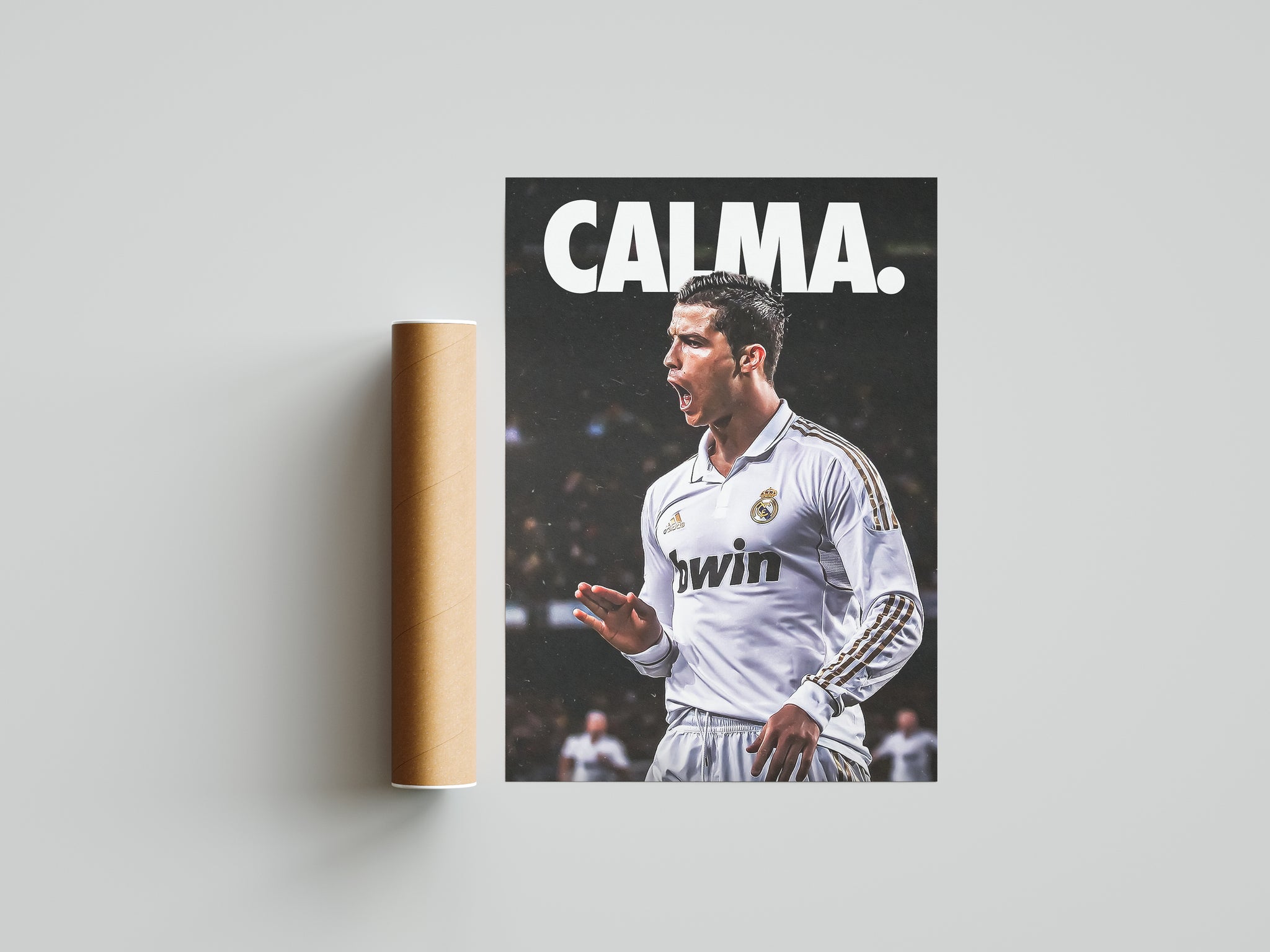 Cristiano Ronaldo "CALMA" Poster Print – LGCraftedPrints