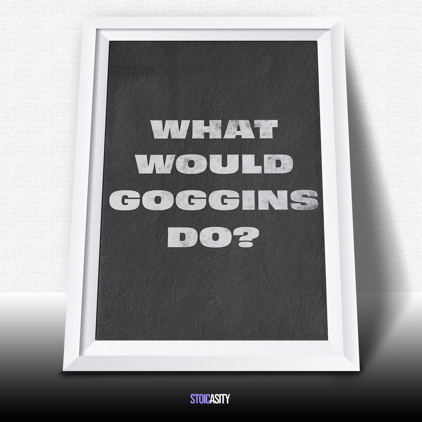 David Goggins Poster Print – LGCraftedPrints