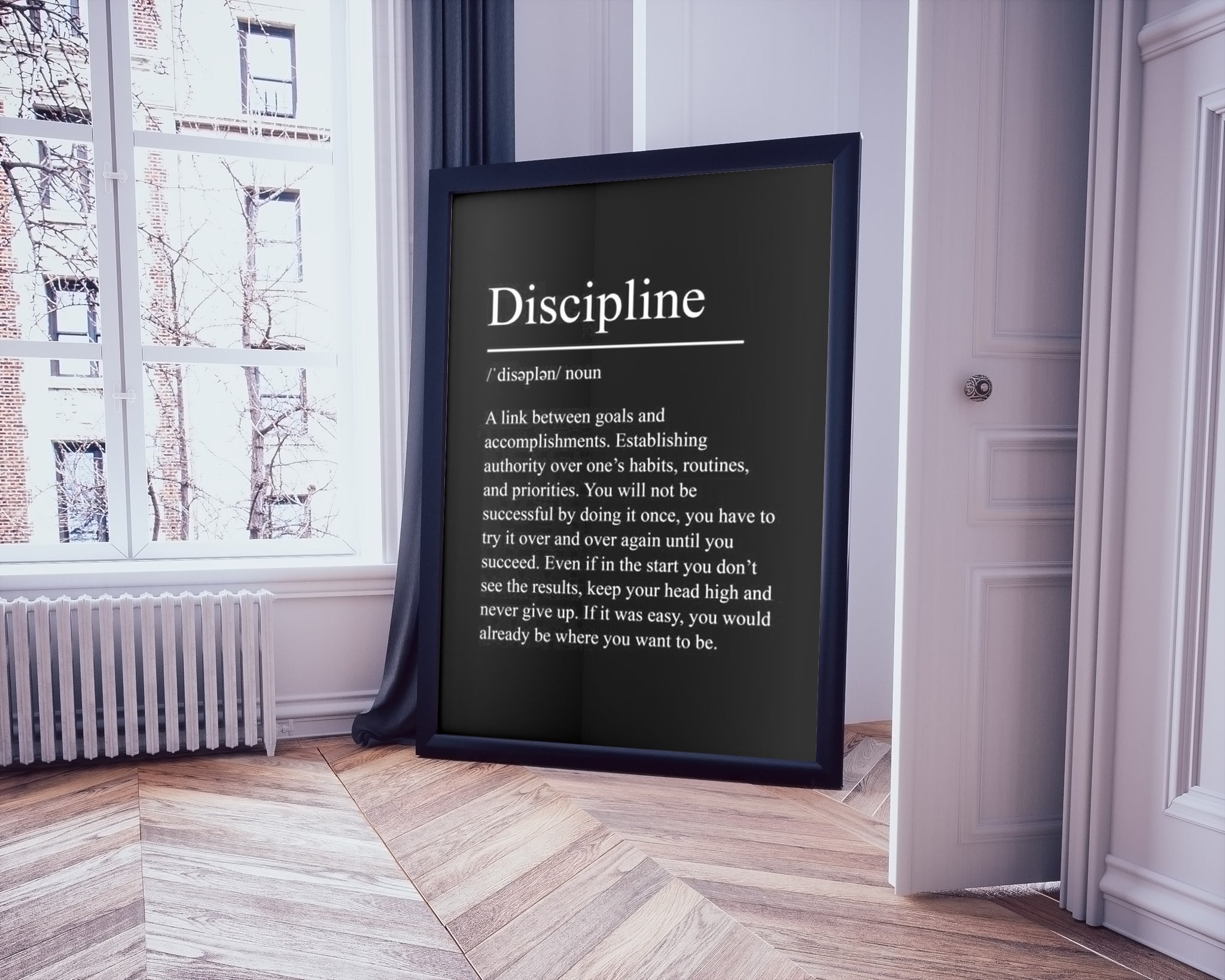 Discipline Poster Print – LGCraftedPrints