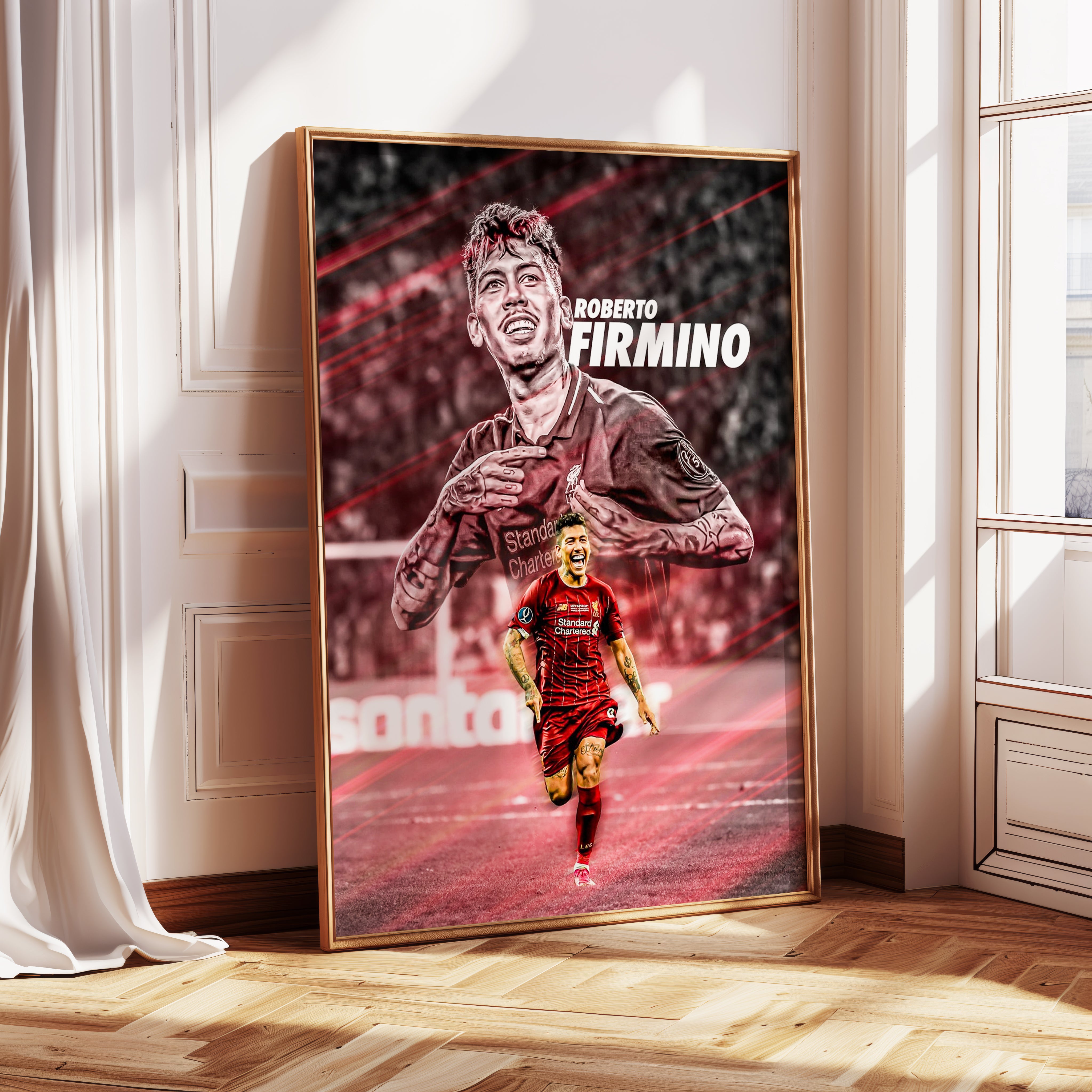 Roberto Firmino Poster – LGCraftedPrints
