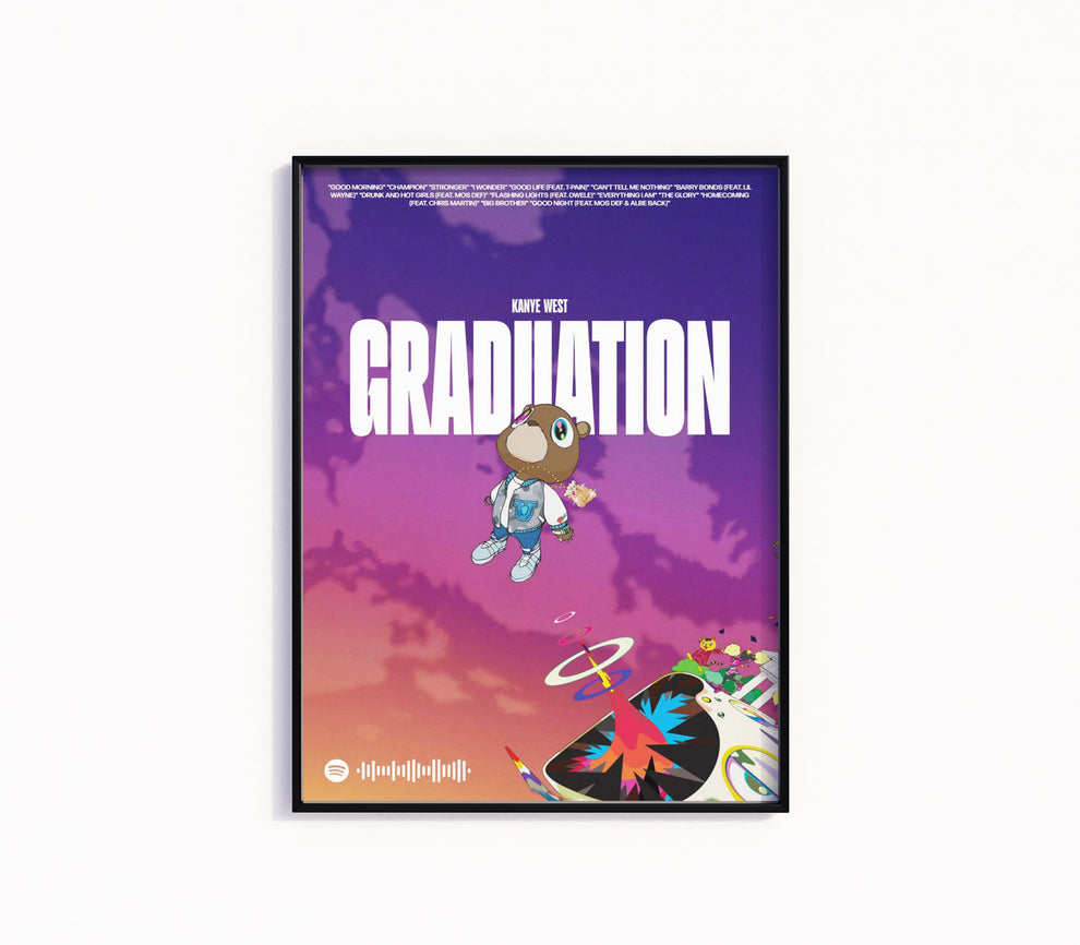 Kanye West "Graduation" Poster – LGCraftedPrints