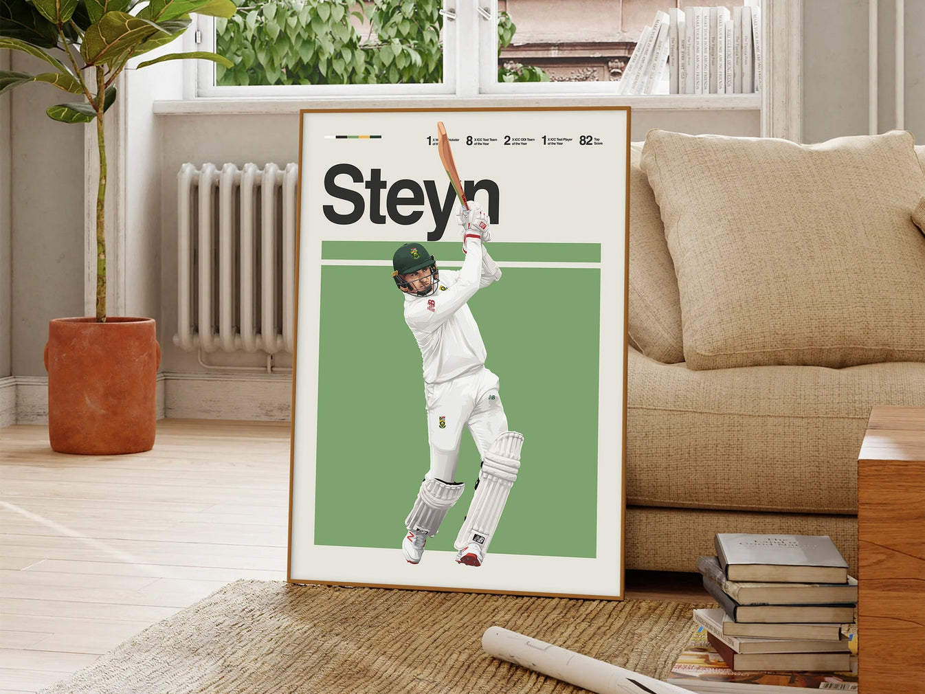 Dale Steyn Poster Print – LGCraftedPrints