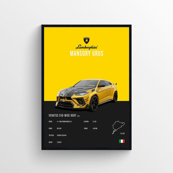 Lamborghini Urus Mansory Poster Print – LGCraftedPrints