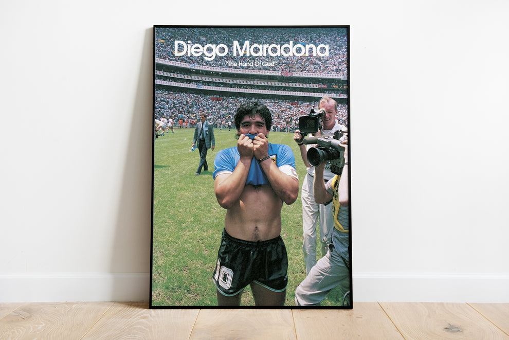 Diego Maradona Poster Print – LGCraftedPrints